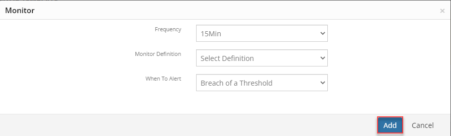 Define a Threshold | OpsRamp Documentation